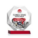 Kitchener Full Color Red Crystal Award AWV2441-R