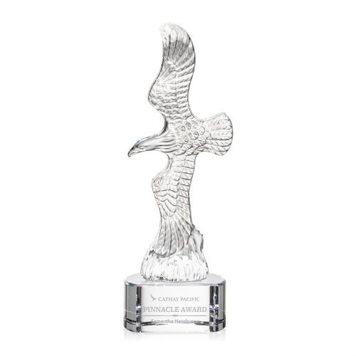 Staffordshire Eagle on Paragon Base - Clear OPT6889-PC