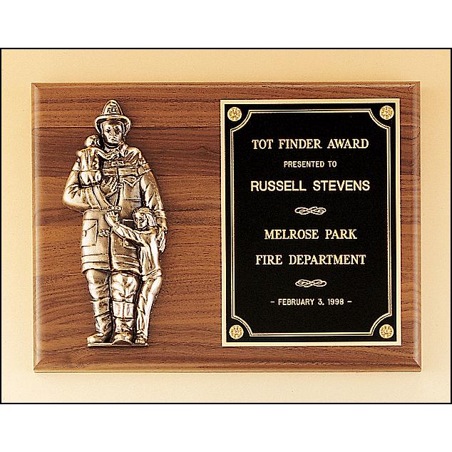 Personalized Wooden Fire Department Award, Plaque, Recognition - www ...